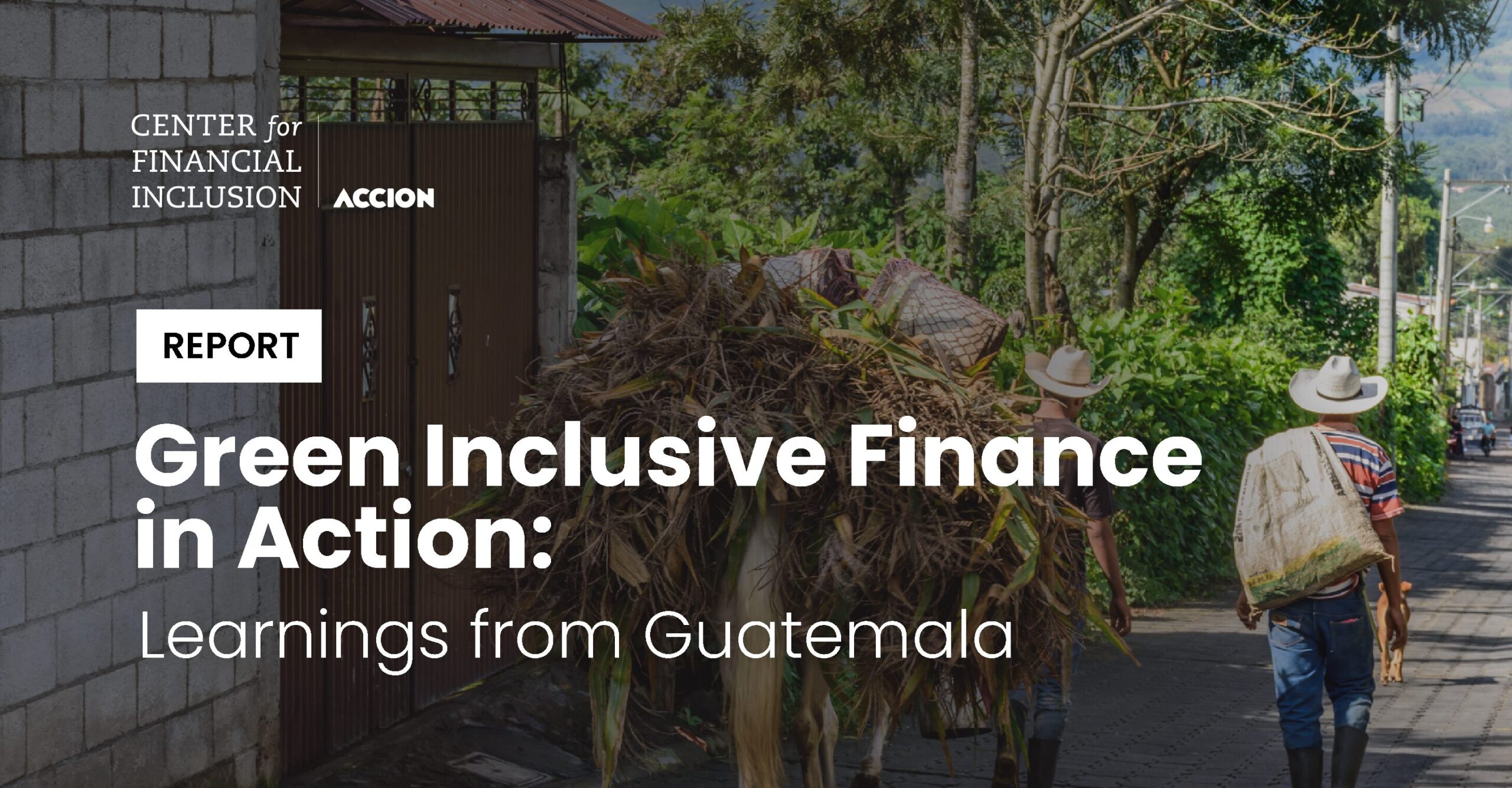 Green Inclusive Finance in Action: Learnings from Guatemala - Center ...